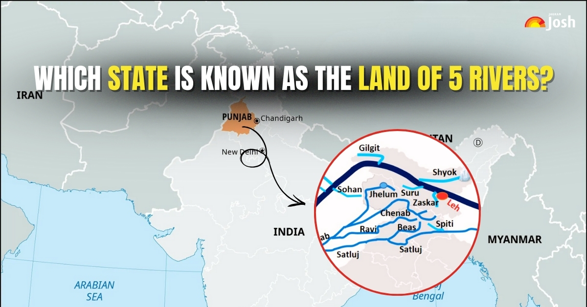 Which State Is Known As The Land Of Five Rivers?