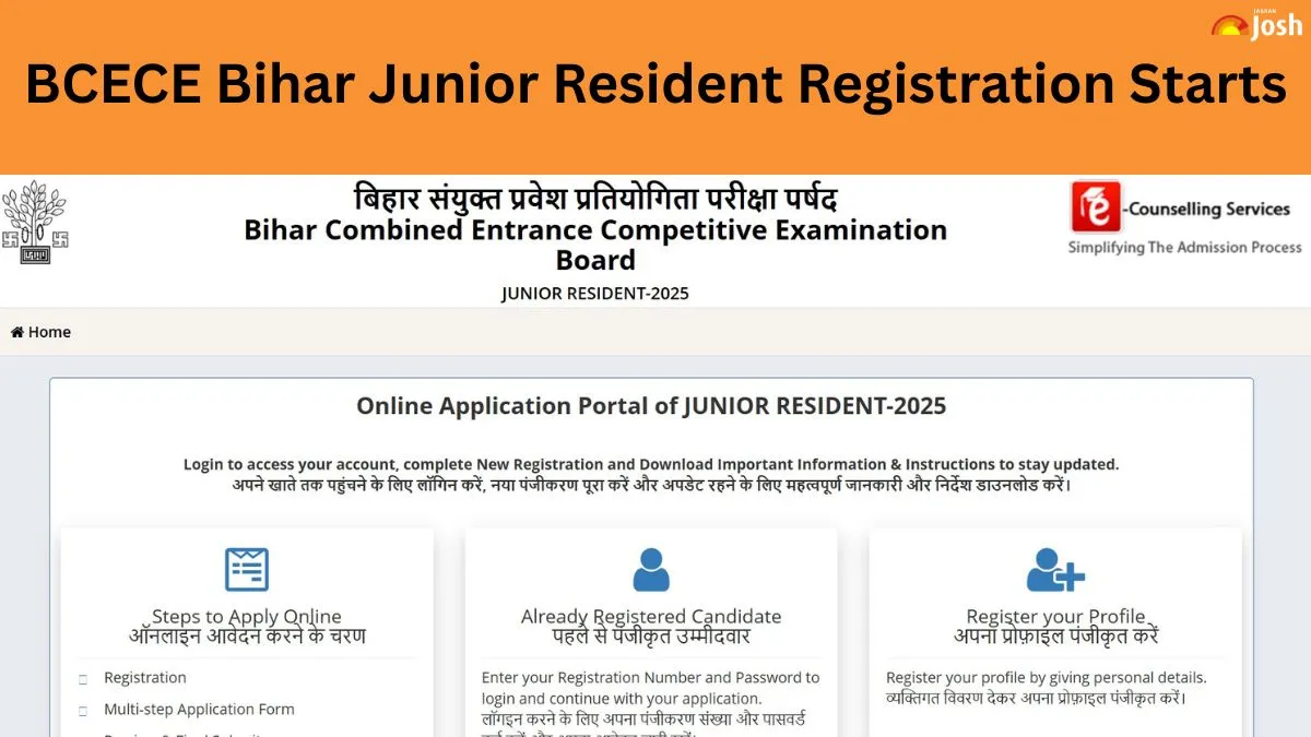 Bihar Junior Resident Recruitment 2026: Apply Online Link Active for ...