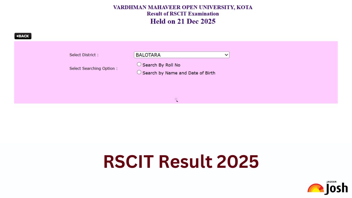 VMOU RSCIT Result OUT For December 14 and 21 Exams at rkcl.vmou.ac.in ...