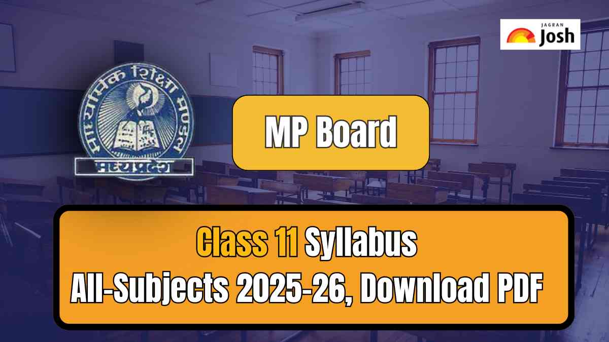 MP Board Class 11 Syllabus for All Subjects 2025-26, Download PDF