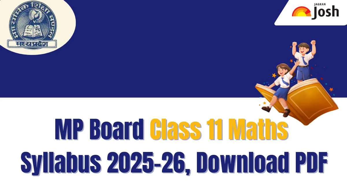 MP Board Class 11 Maths Syllabus 2025-26, Download PDF