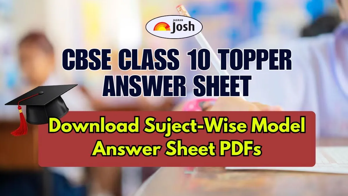 CBSE Class 10 Topper Answer Sheet 2025: Downnload PDF of Model Answers