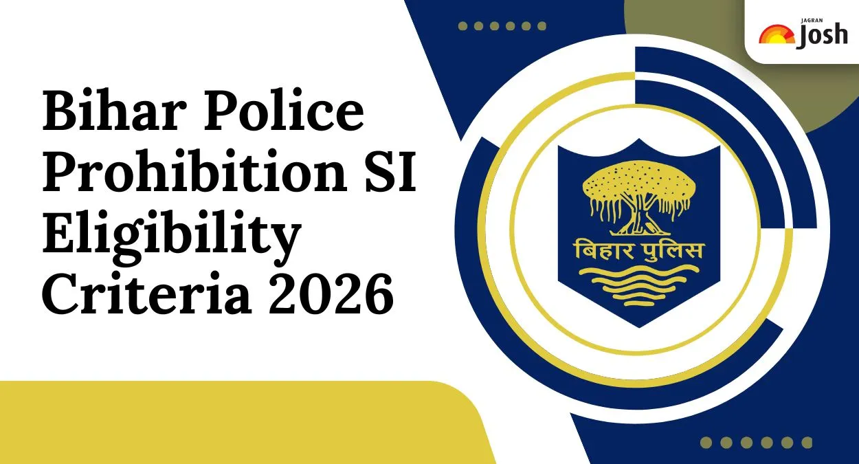 Bihar Police Prohibition SI Eligibility Criteria 2026: Age Limit ...