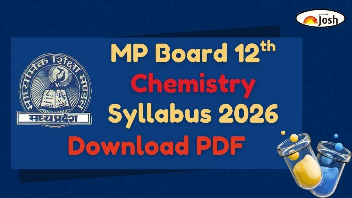 MP Board Class 12 Chemistry Syllabus 2025-26, Download PDF