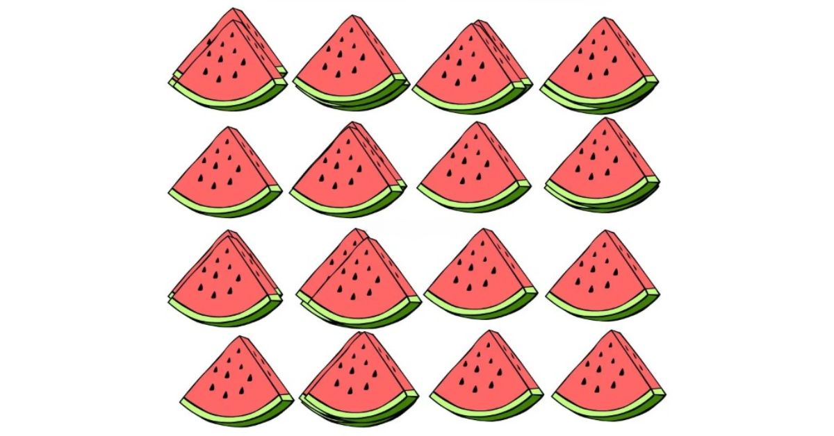 Observation Test! Count the Number of Watermelon Pieces in 27 Seconds ...