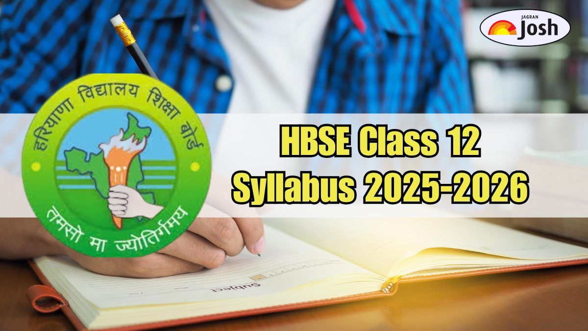HBSE Class 12th Syllabus for Board Exam 2026: Download Subject-Wise PDFs