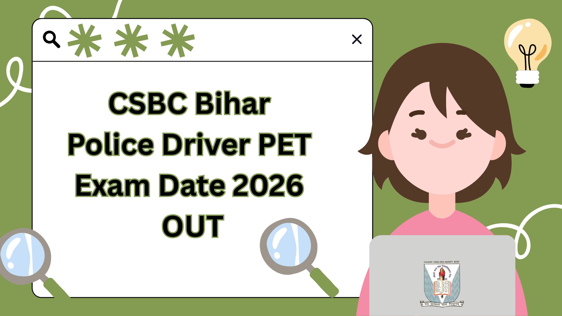 CSBC Bihar Police Driver PET Exam Date 2026 OUT: बिहार पुलिस ड्राइवर ...