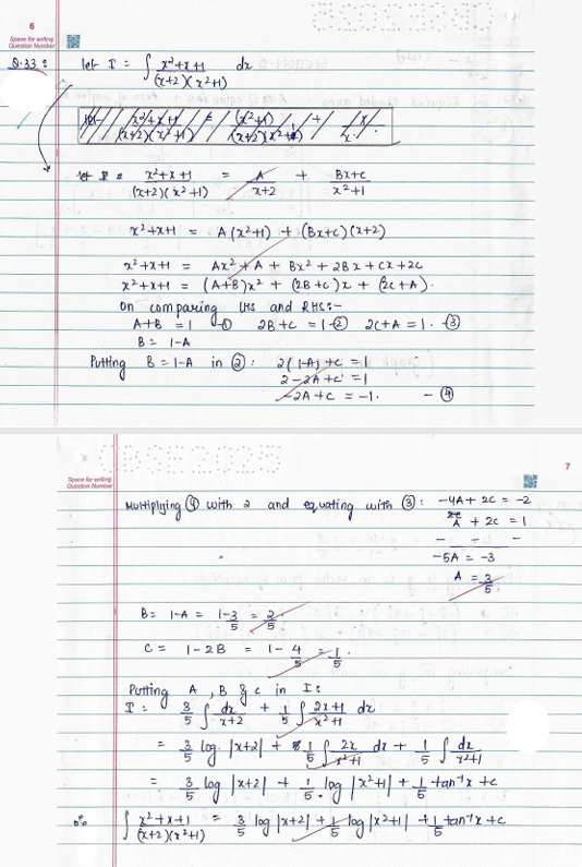 CBSE Topper Answer Sheet Class 12 Maths for 2026 Board, Download PDF