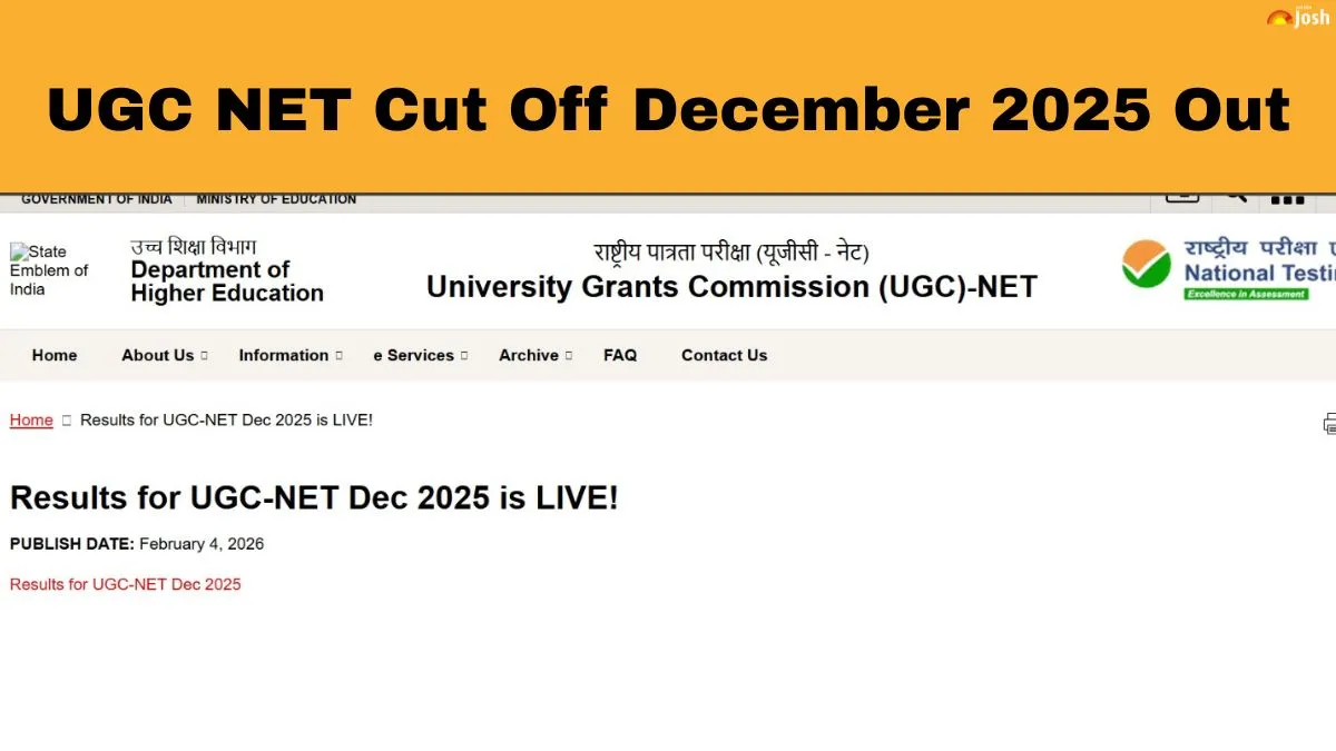 [Official] UGC NET Cut Off 2025 Out at ugcnet.nta.ac.in: Download Cut ...