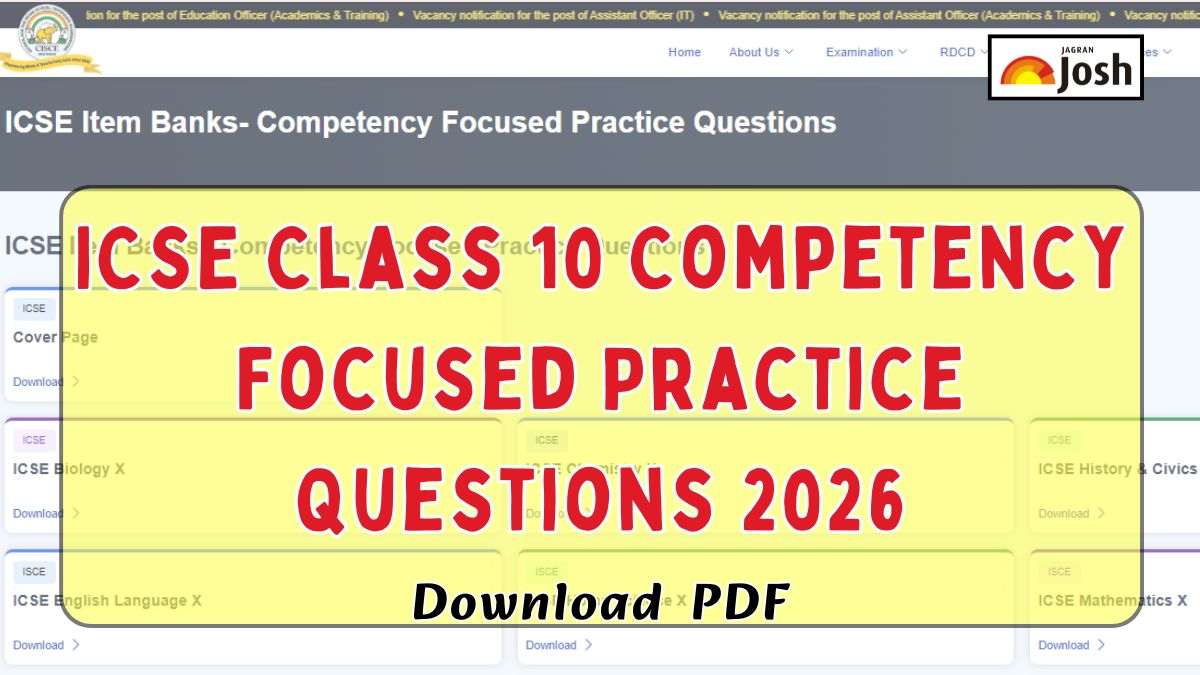 ISC Class 12 Exam Pattern 2025-26: Subject-Wise Marking Scheme, and ...