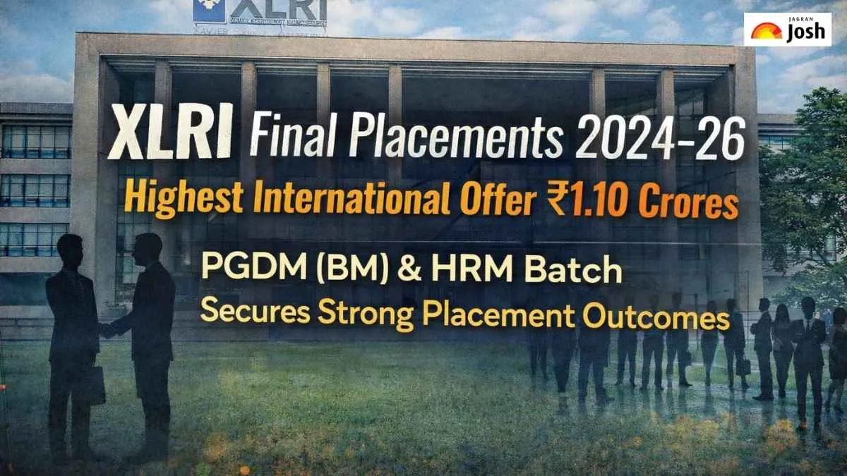 XLRI Final Placements 2024-26: Highest International offer Rs 1.10 ...