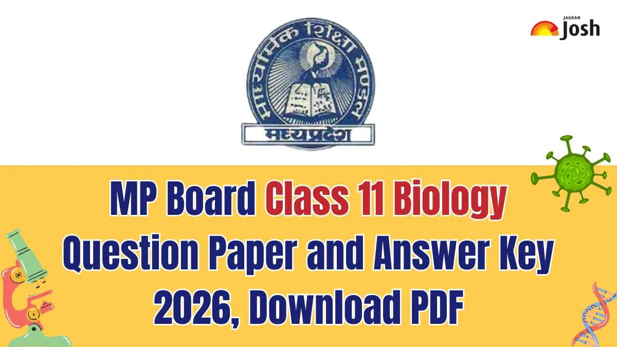 MP Board (MPBSE) Class 12 Biology Question Paper and Answer Key 2026 ...