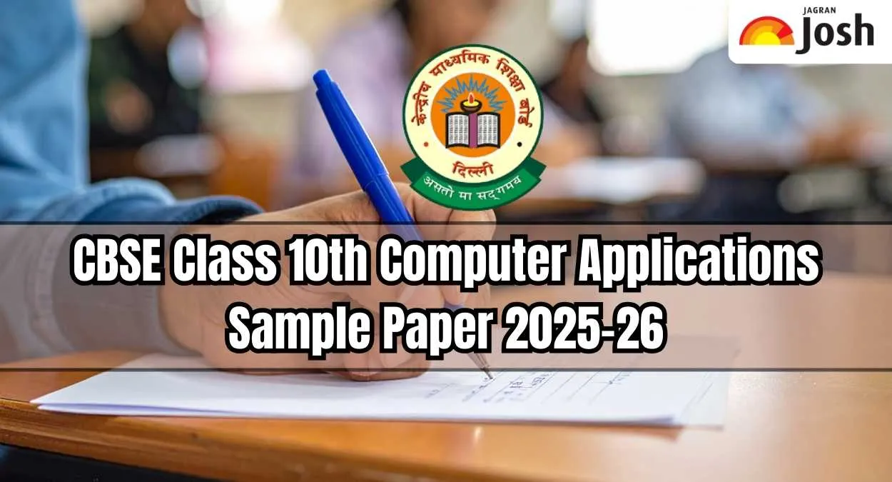 CBSE Class 10 Computer Applications Sample Paper 2025-26, Download ...