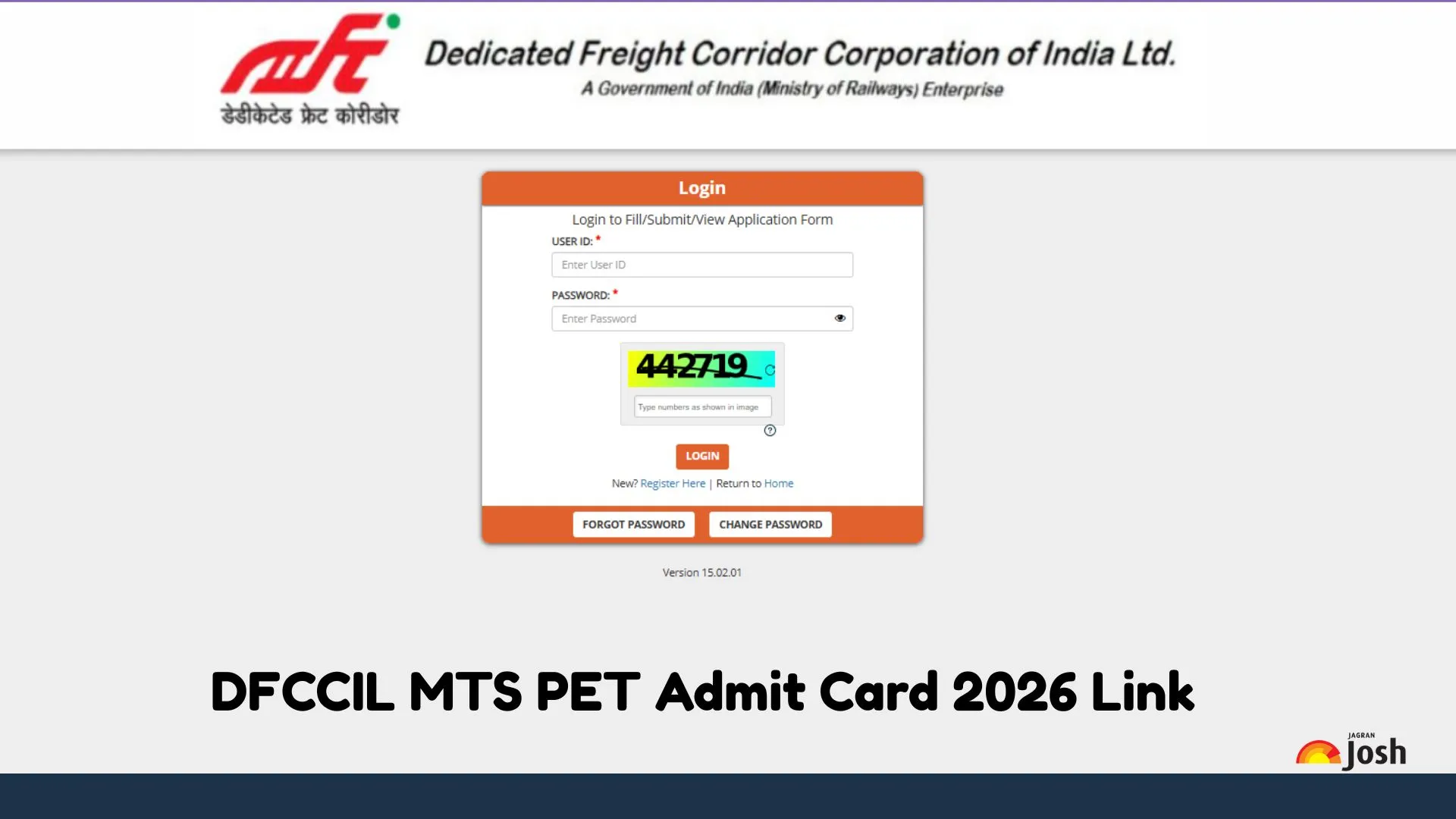 DFCCIL MTS PET Admit Card 2026 Released: मल्टी-टास्किंग स्टाफ PET ...