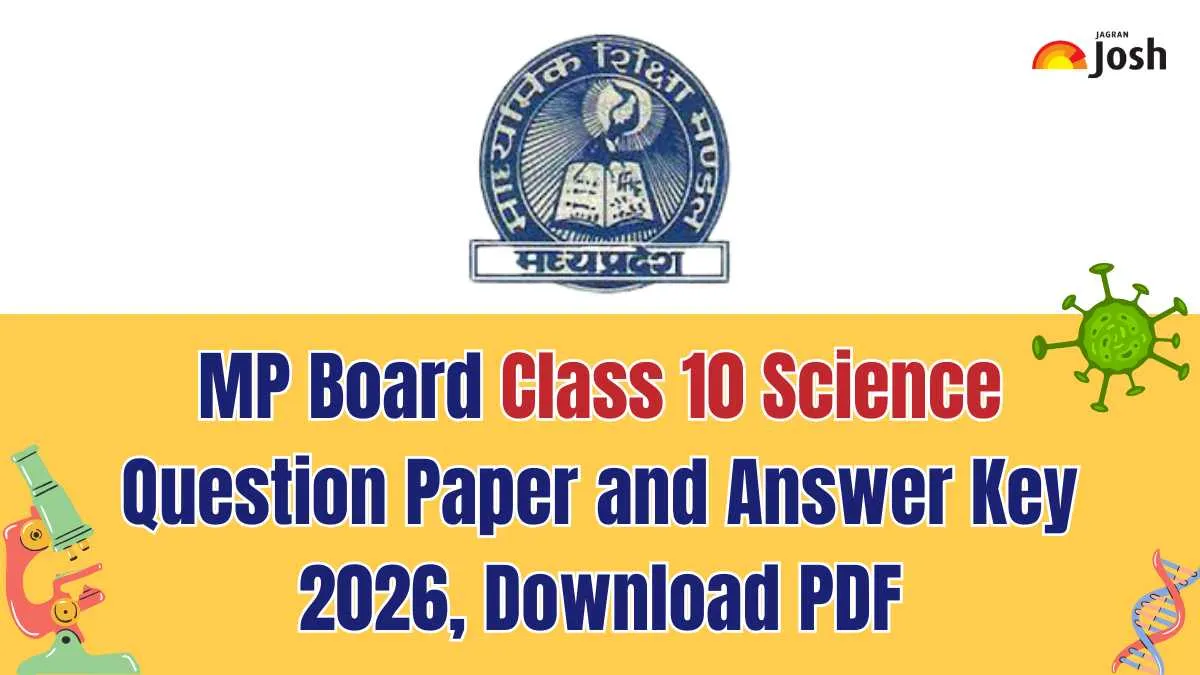 MP Board (MPBSE) Class 10 Science Question Paper and Answer Key 2026 ...