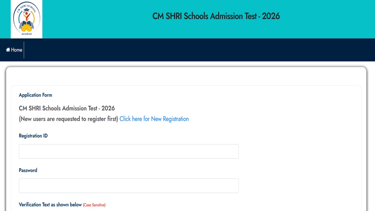 CM Shri School Admission Test 2026: Registrations Begin at edudel.nic ...