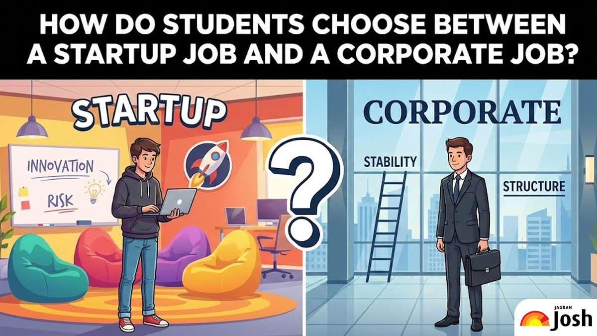 How do Students Choose Between a Startup Job and a Corporate Job?