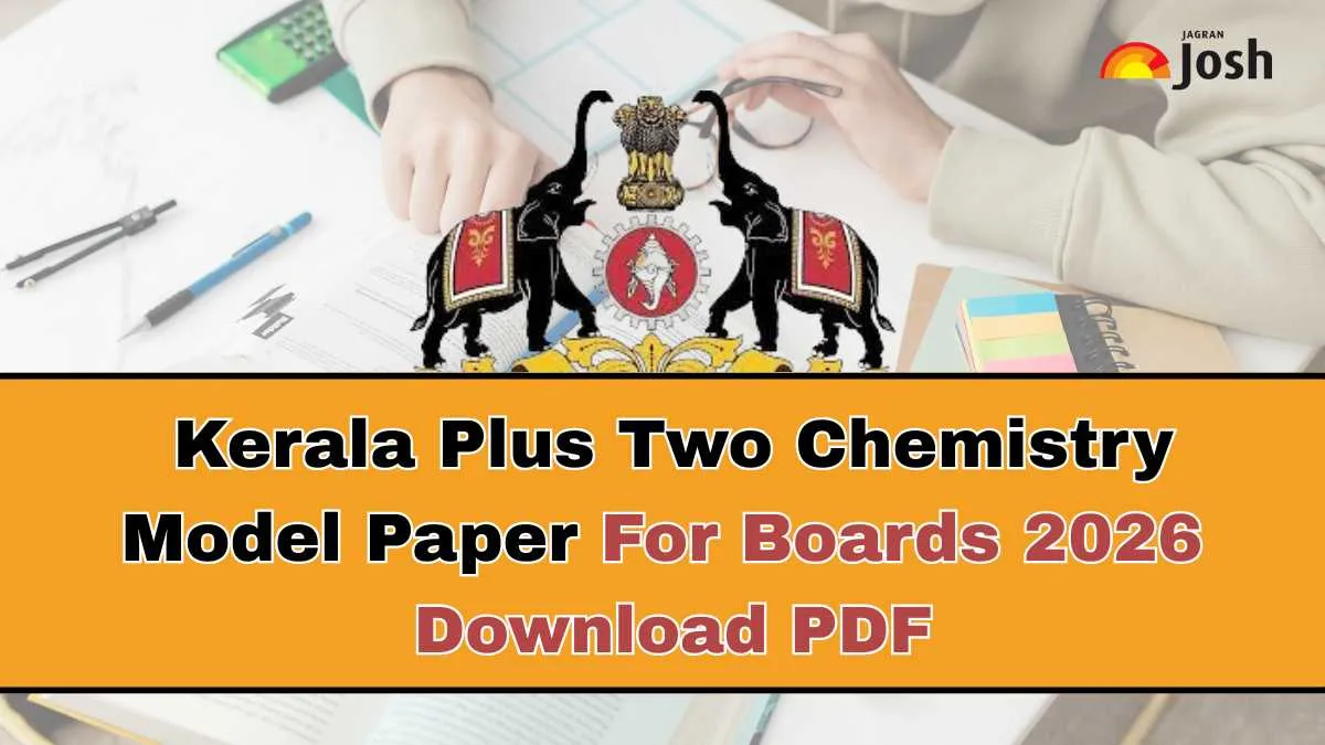 Kerala Plus Two Chemistry Model Paper For Boards 2026: Download PDF
