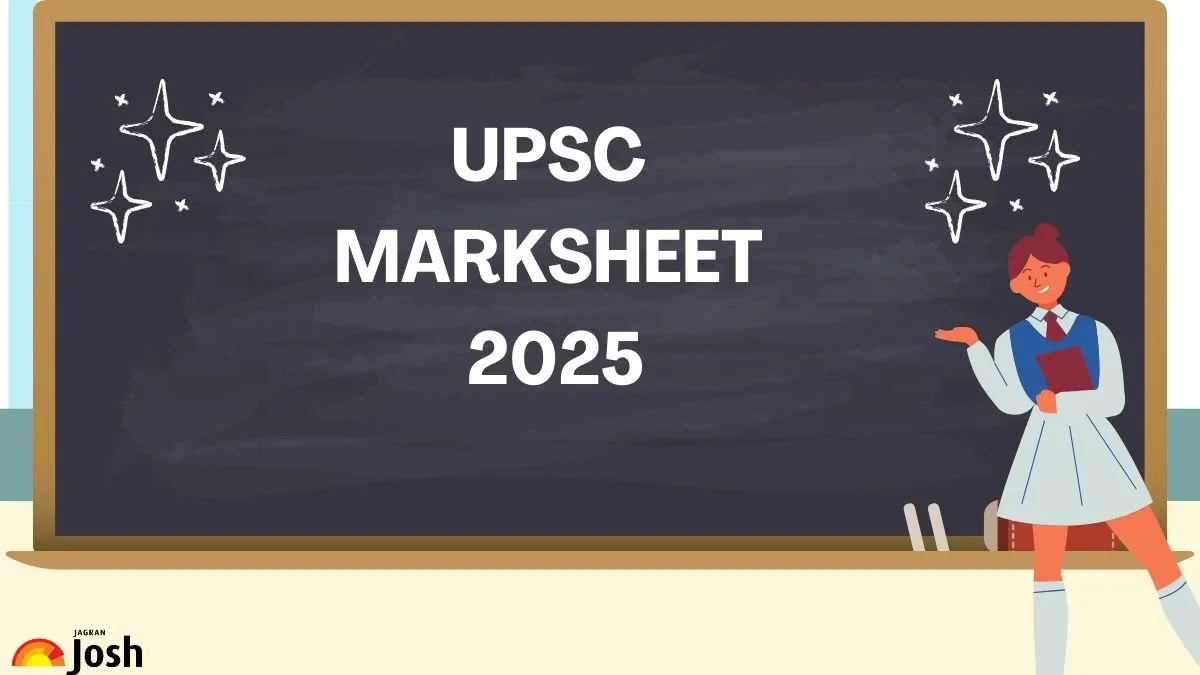 UPSC Marksheet 2025 Released: Direct Link to Check CSE 2025 Marks ...