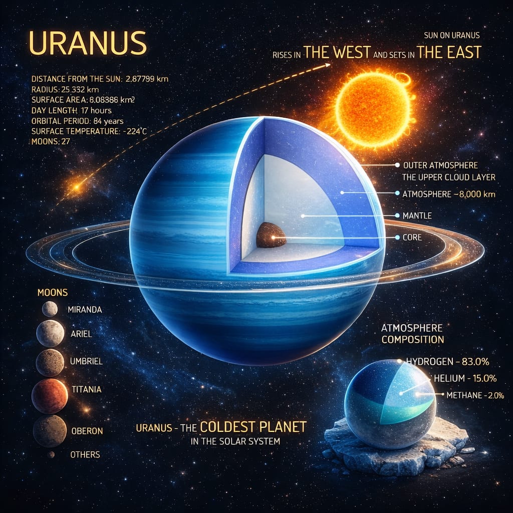 Which Planet is known as the Green Planet?
