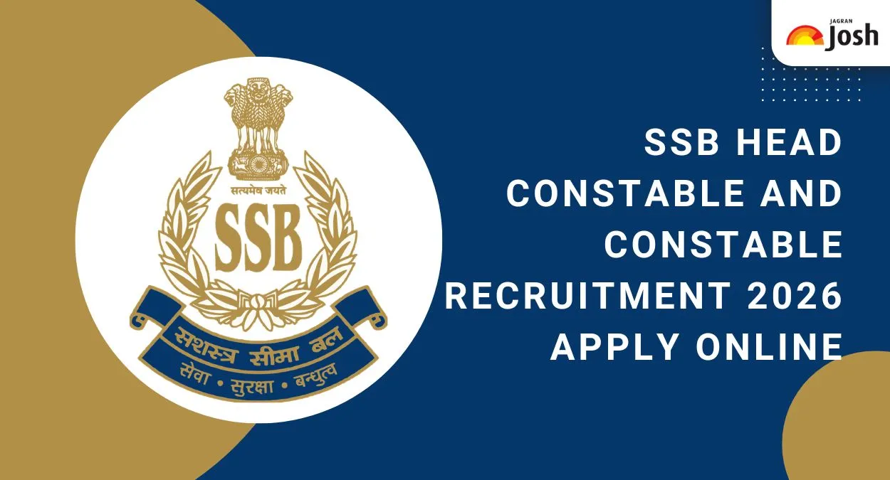 SSB Head Constable And Constable Recruitment 2026: Apply Online ...