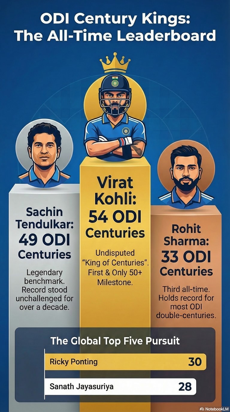 Most Hundreds in ODI Cricket: Check Complete List Here!