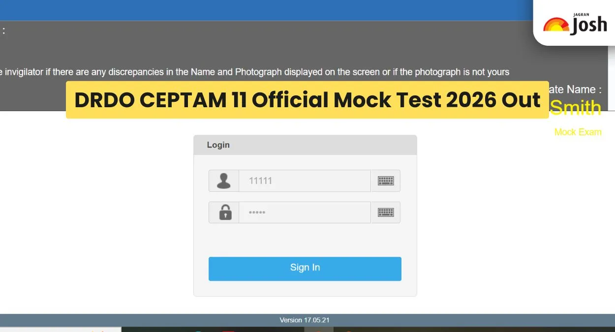 DRDO CEPTAM 11 Mock Test 2026 Out, Check Direct Official Link to ...