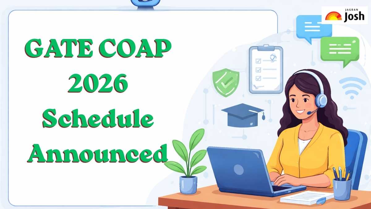 GATE COAP 2026 Schedule Announced: Round 1 to Begin on May 11 ...