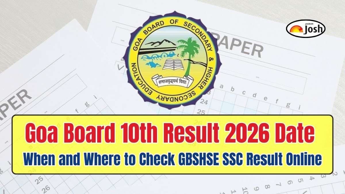 Goa Board 10th Result 2026 Date: When and Where to Check GBSHSE SSC ...