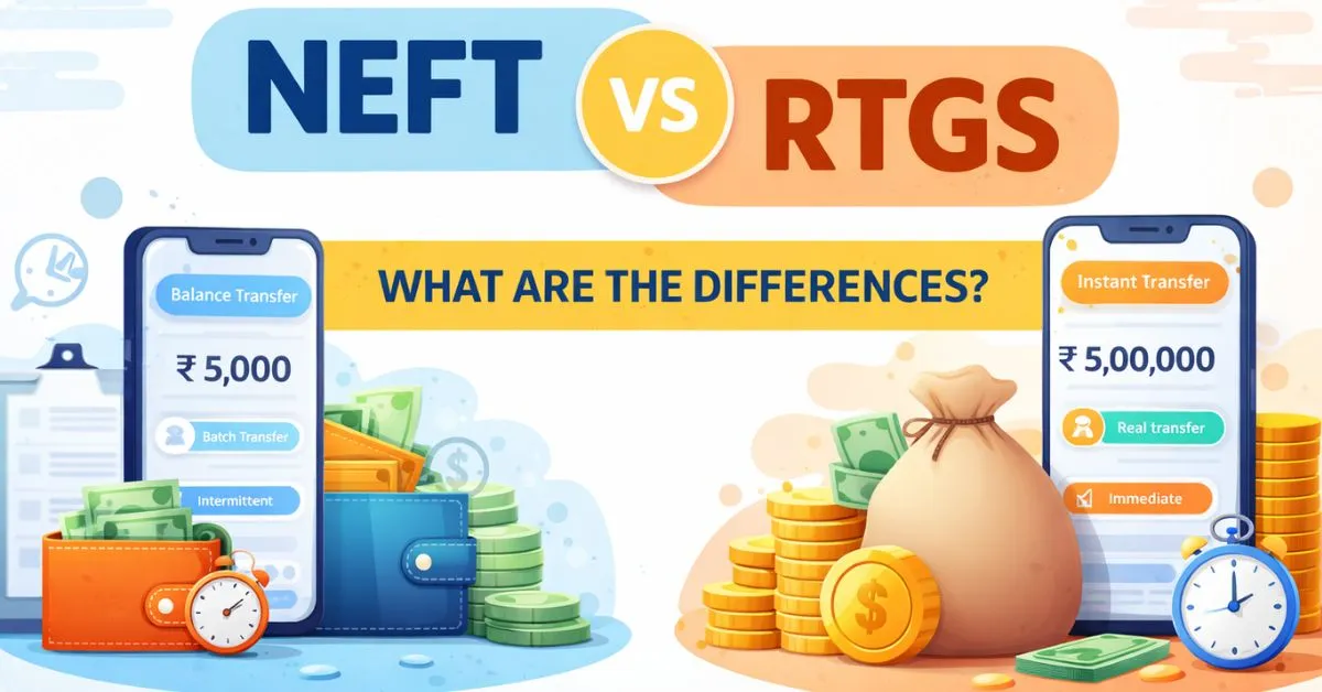 NEFT vs RTGS: What are the Differences?