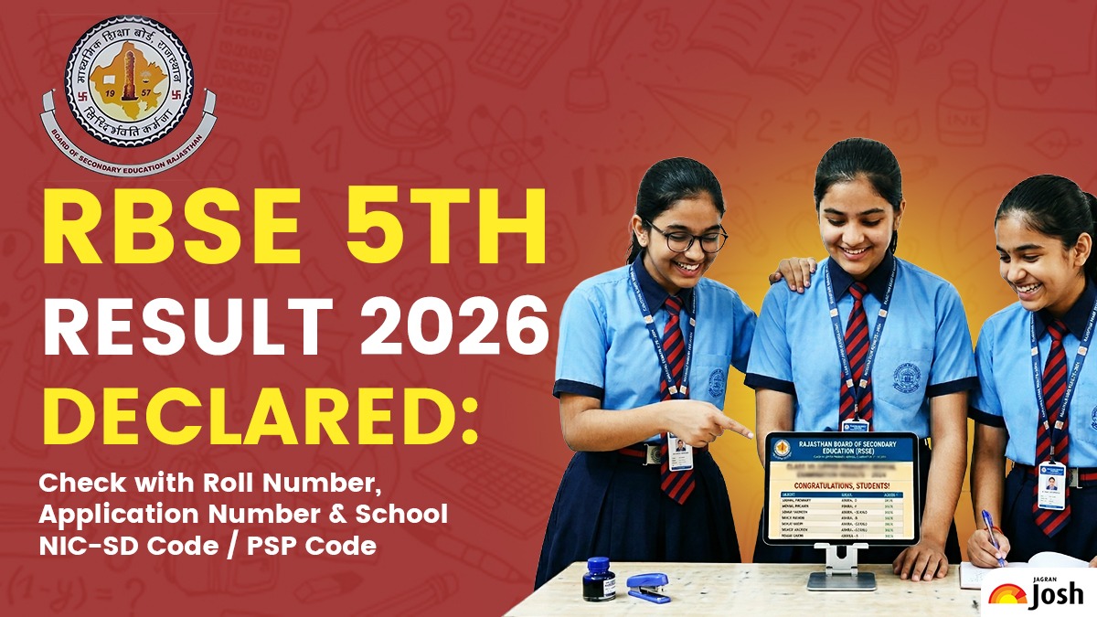 Rajasthan Board 5th Class Result 2026 Released: Check with Roll Number ...