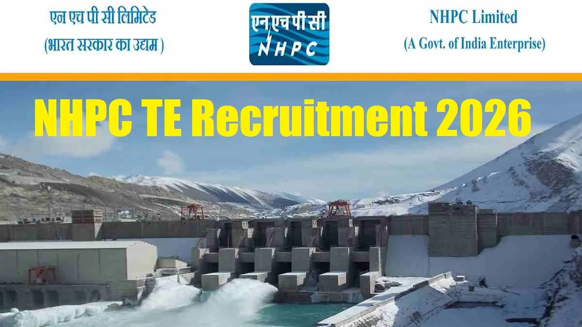 NHPC TE Recruitment 2026: Apply Online for Trainee Engineer Post, Check ...