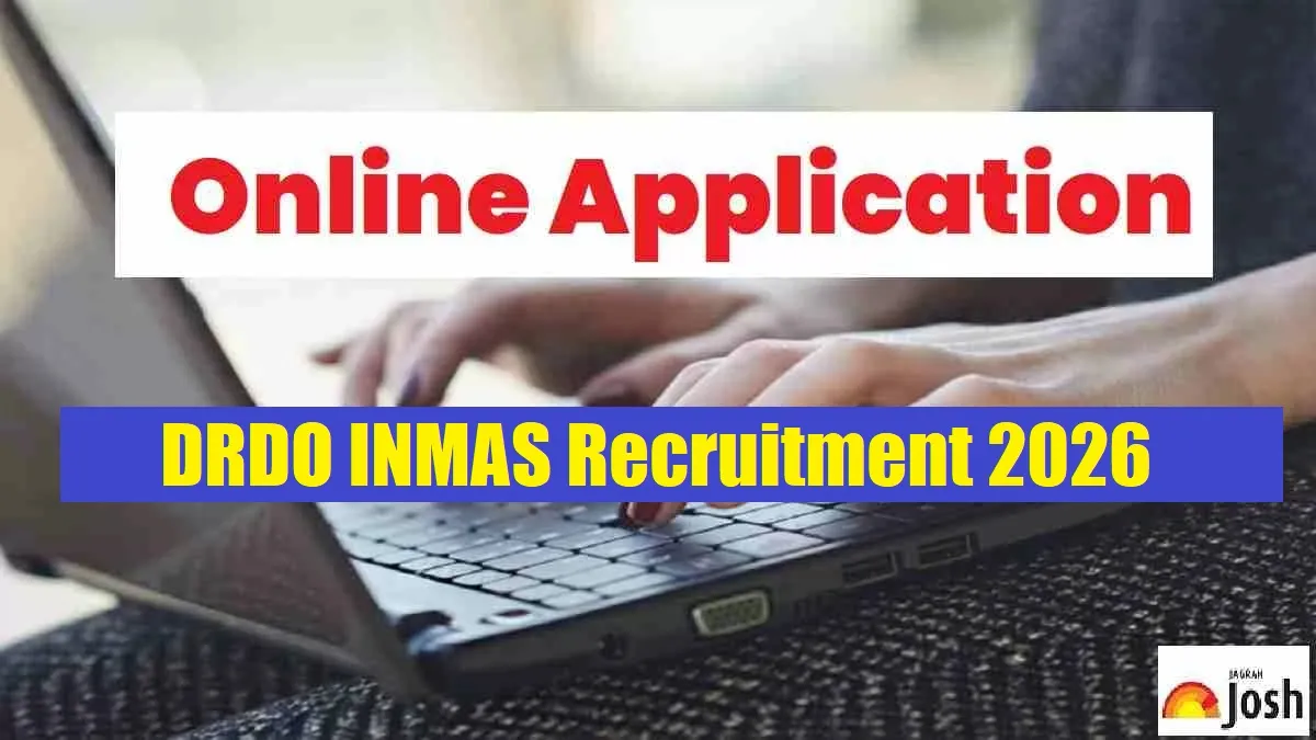 DRDO INMAS Recruitment 2026: Apply Online For Apprentice Posts, Check ...