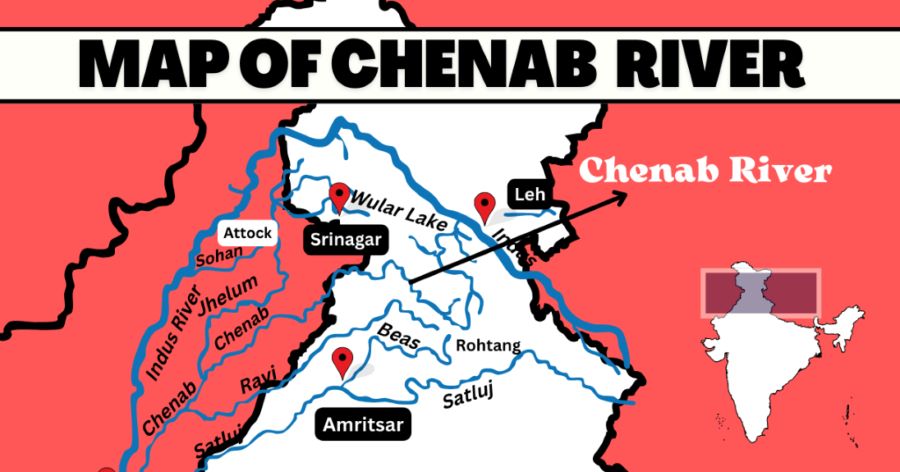 What is the Old Name of the Chenab River?