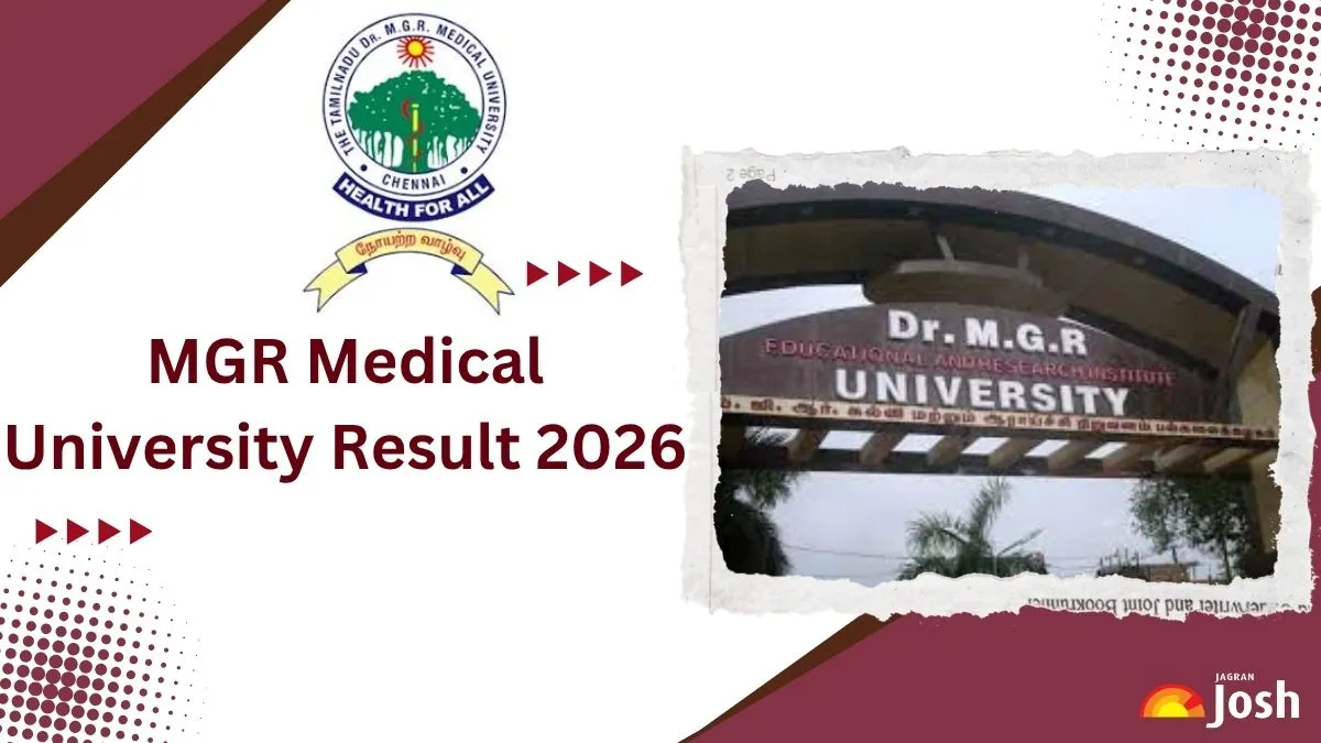 Dr MGR Medical University Result 2026 OUT at tnmgrmu.ac.in; Direct Link ...