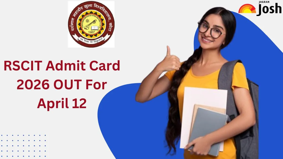 RSCIT Admit Card 2026 OUT For April 12 Exam at rkcl.vmou.ac.in; Direct ...