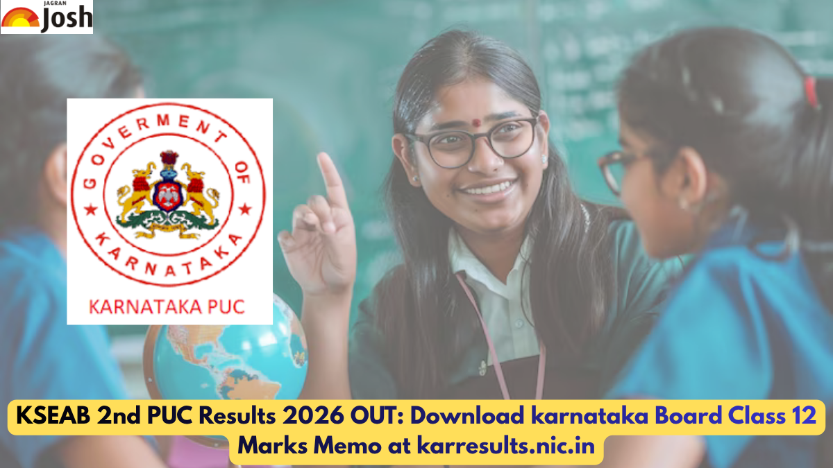 KSEAB 2nd PUC Results 2026 OUT: Download karnataka Board Class 12 Marks ...