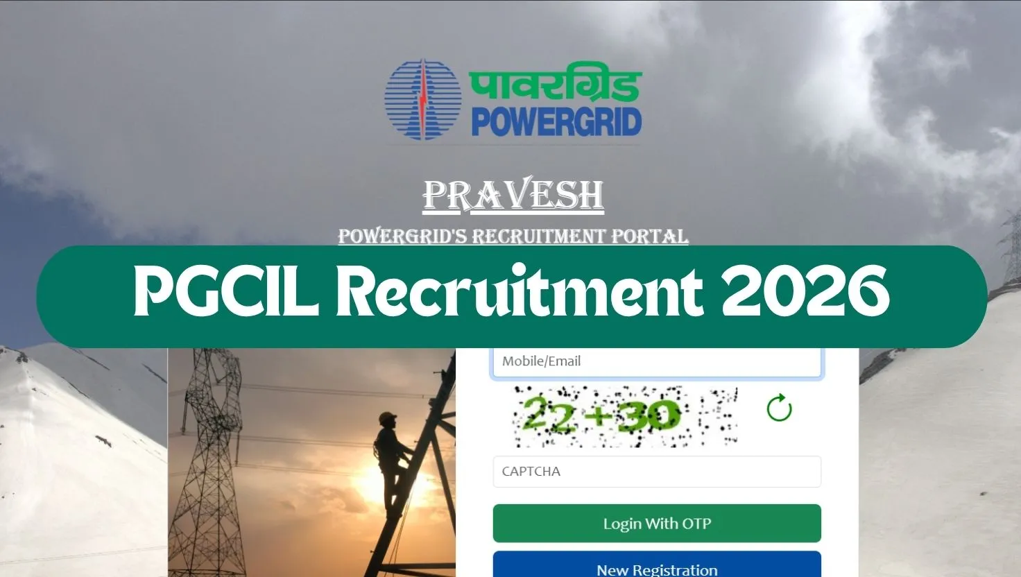 PGCIL Recruitment 2026: Apply Online Starts for 660 Non-Executive Posts ...
