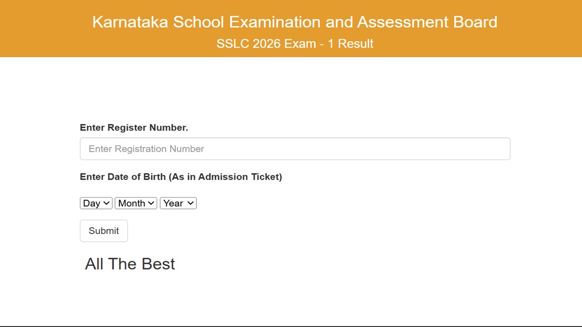 SSLC Karnataka Result 2026 Released: Class 10th Result Available on ...