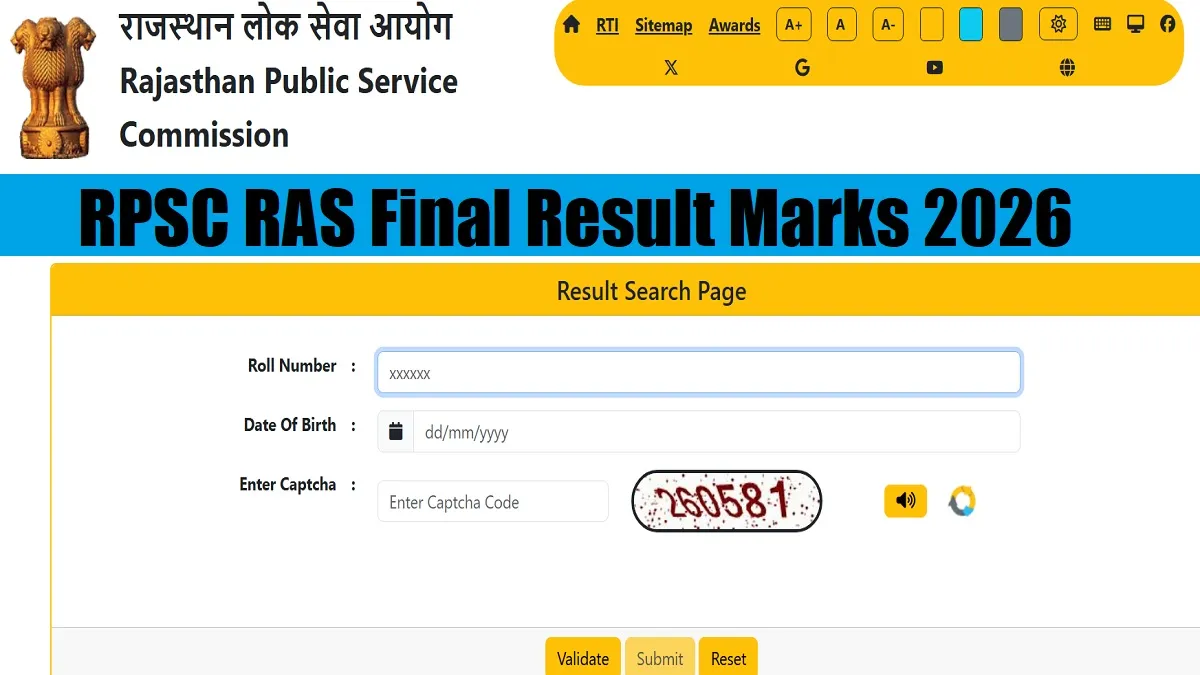 RPSC RAS Final Marks 2026 Out at rpsc.rajasthan.gov.in, Download ...