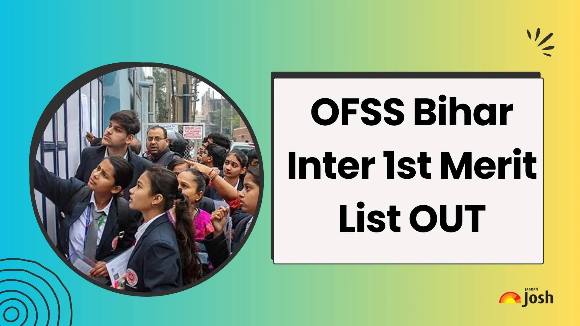 OFSS Bihar 11th Merit List 2026 OUT: बिहार इंटर एडमिशन फर्स्ट लिस्ट ...