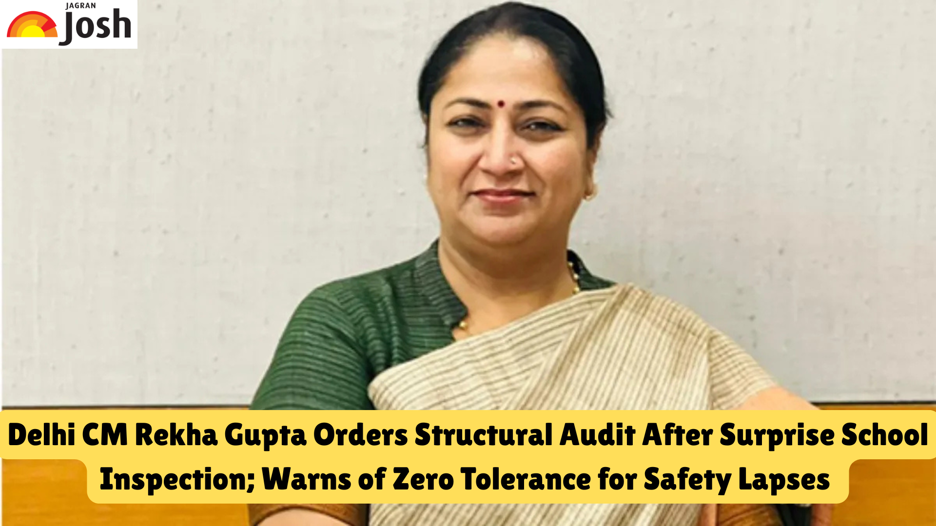 Delhi CM Rekha Gupta Orders Structural Audit After Surprise School ...