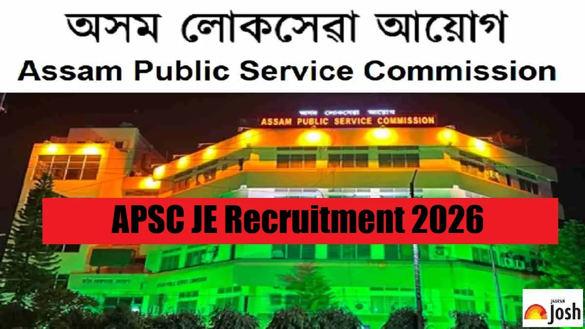 APSC JE Recruitment 2026: Apply Online For Junior Engineer Posts at ...
