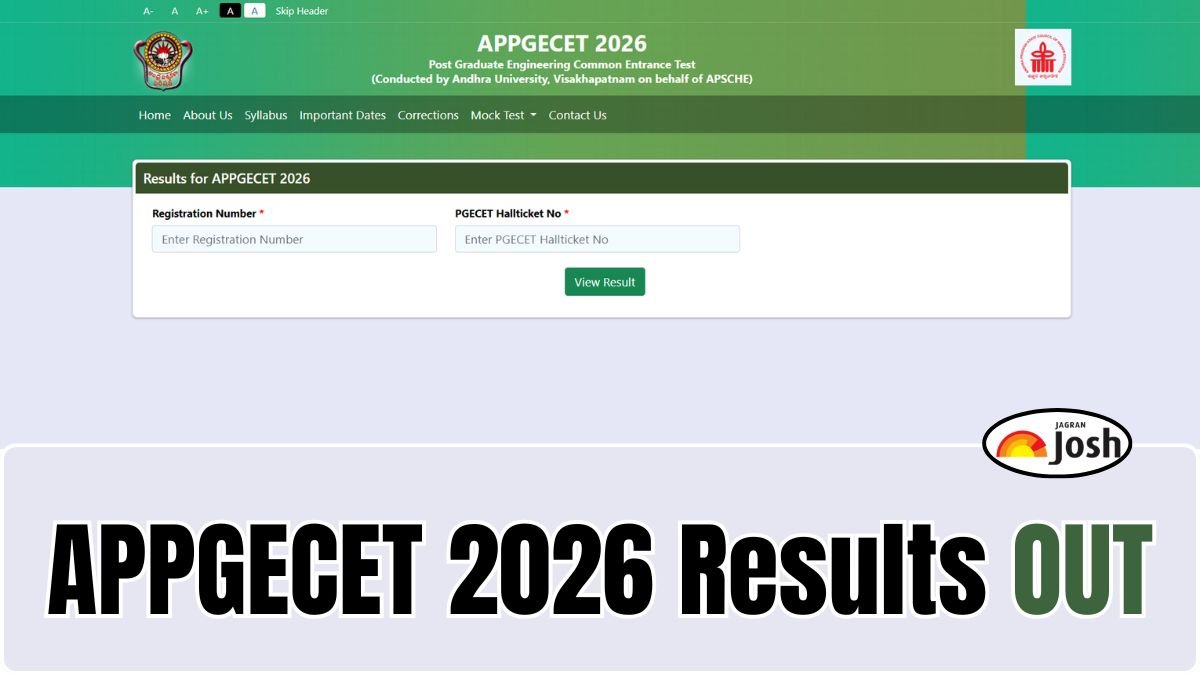 APPGECET 2026 Results OUT: 93.29% Candidates Qualify, Download Rank ...