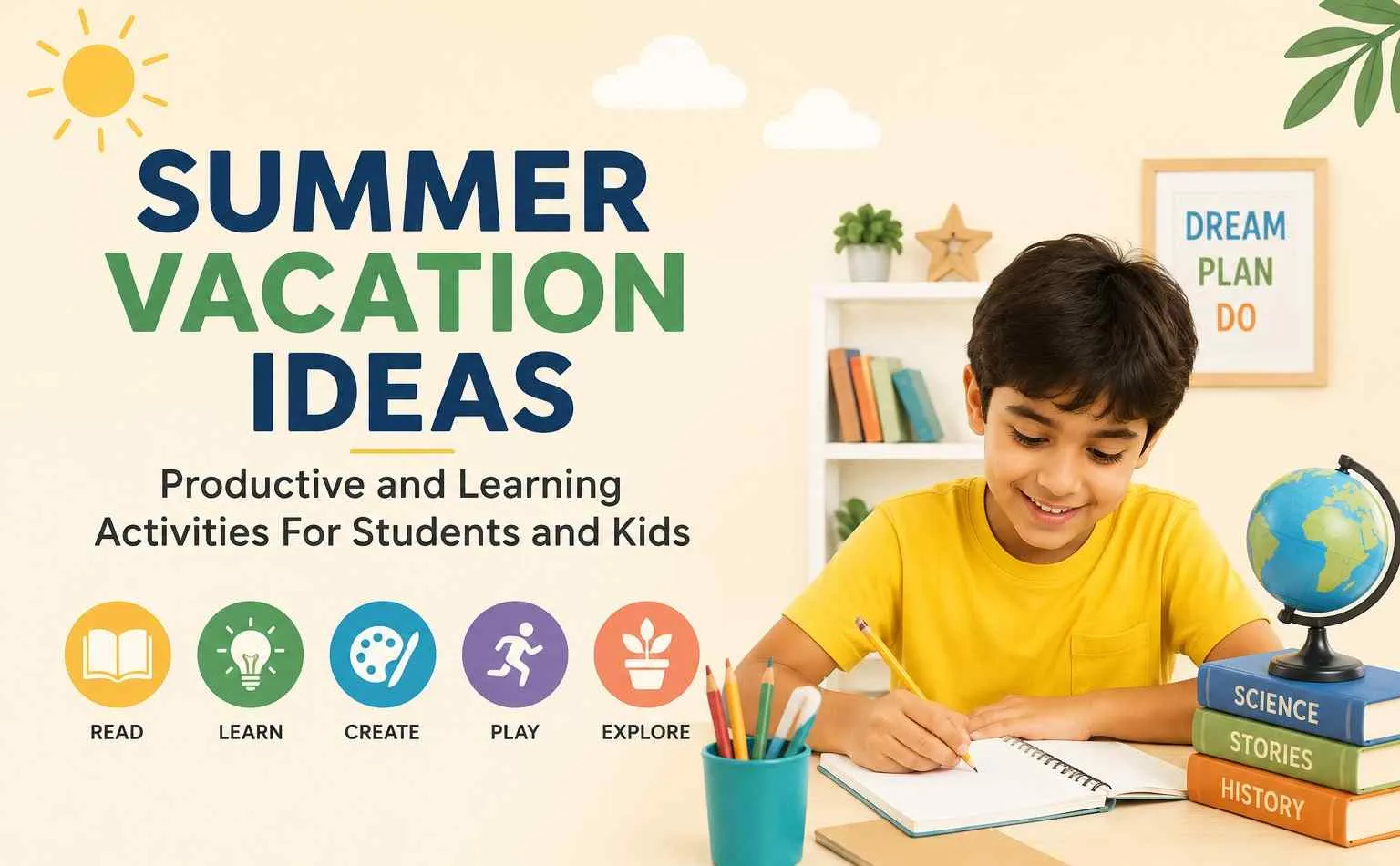 Summer Vacation Ideas: Productive and Learning Activities For Students ...