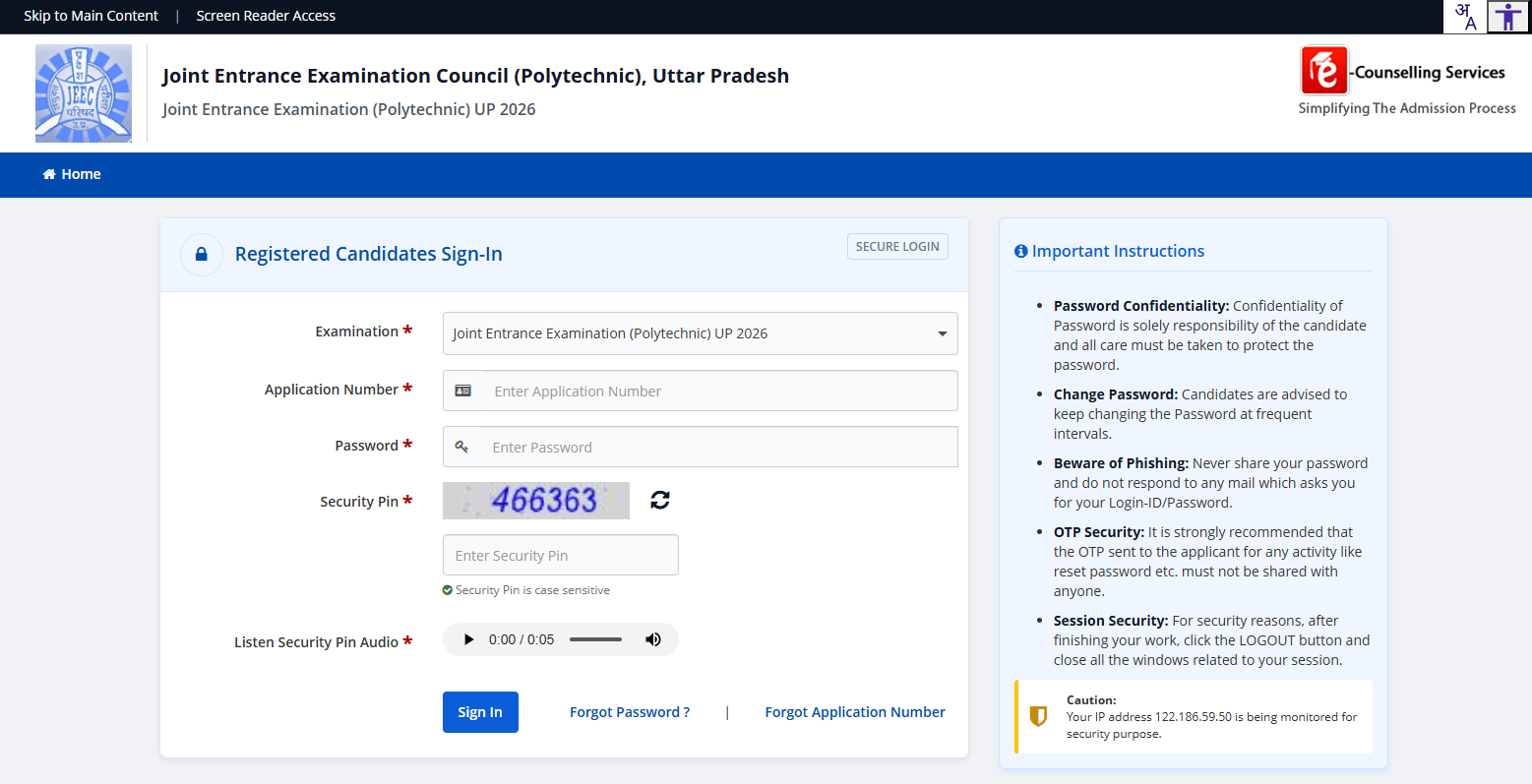 JEECUP Admit Card 2026 Released at jeecup.admissions.nic.in; Download ...