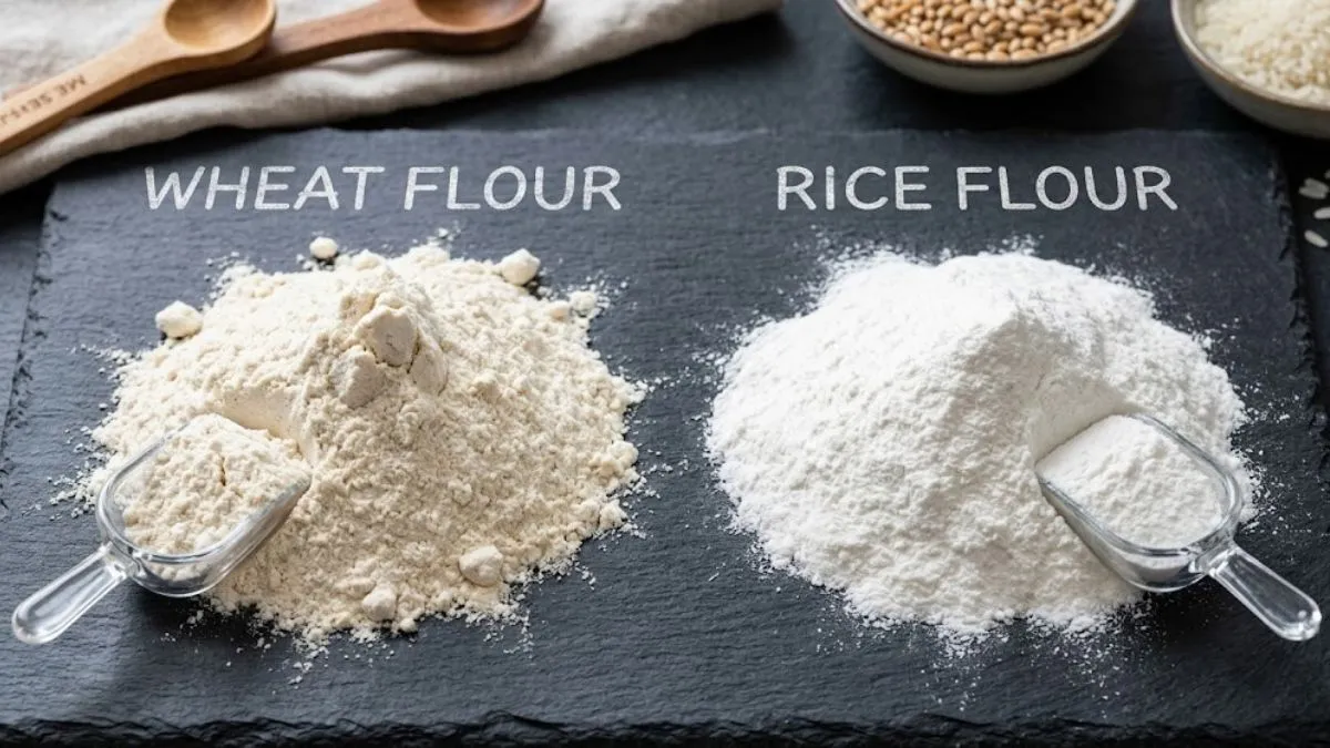 Rice Flour vs Wheat Flour