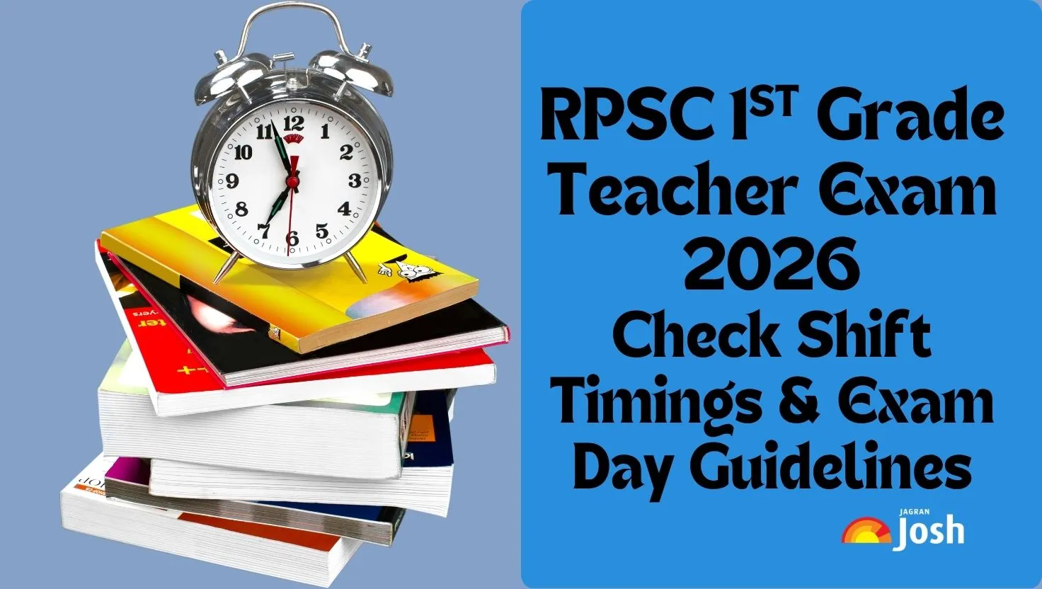 RPSC 1st Grade Teacher Exam Starts Tomorrow: Check Shift Timings ...