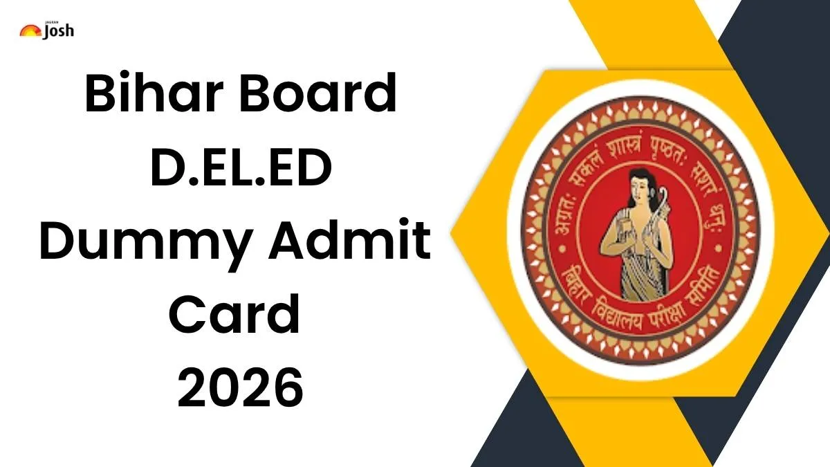 Bihar D.EL.ED Dummy Admit Card 2026: बिहार बोर्ड डी.एल.एड डमी एडमिट ...