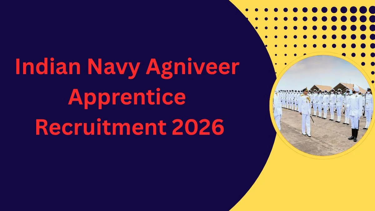 Indian Navy Agniveer Apprentice Recruitment 2026: Apply Online at ...
